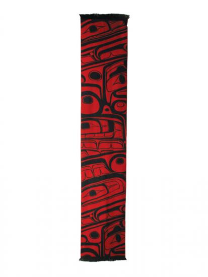 Panabo - Bill Helin Frog Box Fleece Scarf – Anchorage Museum Store