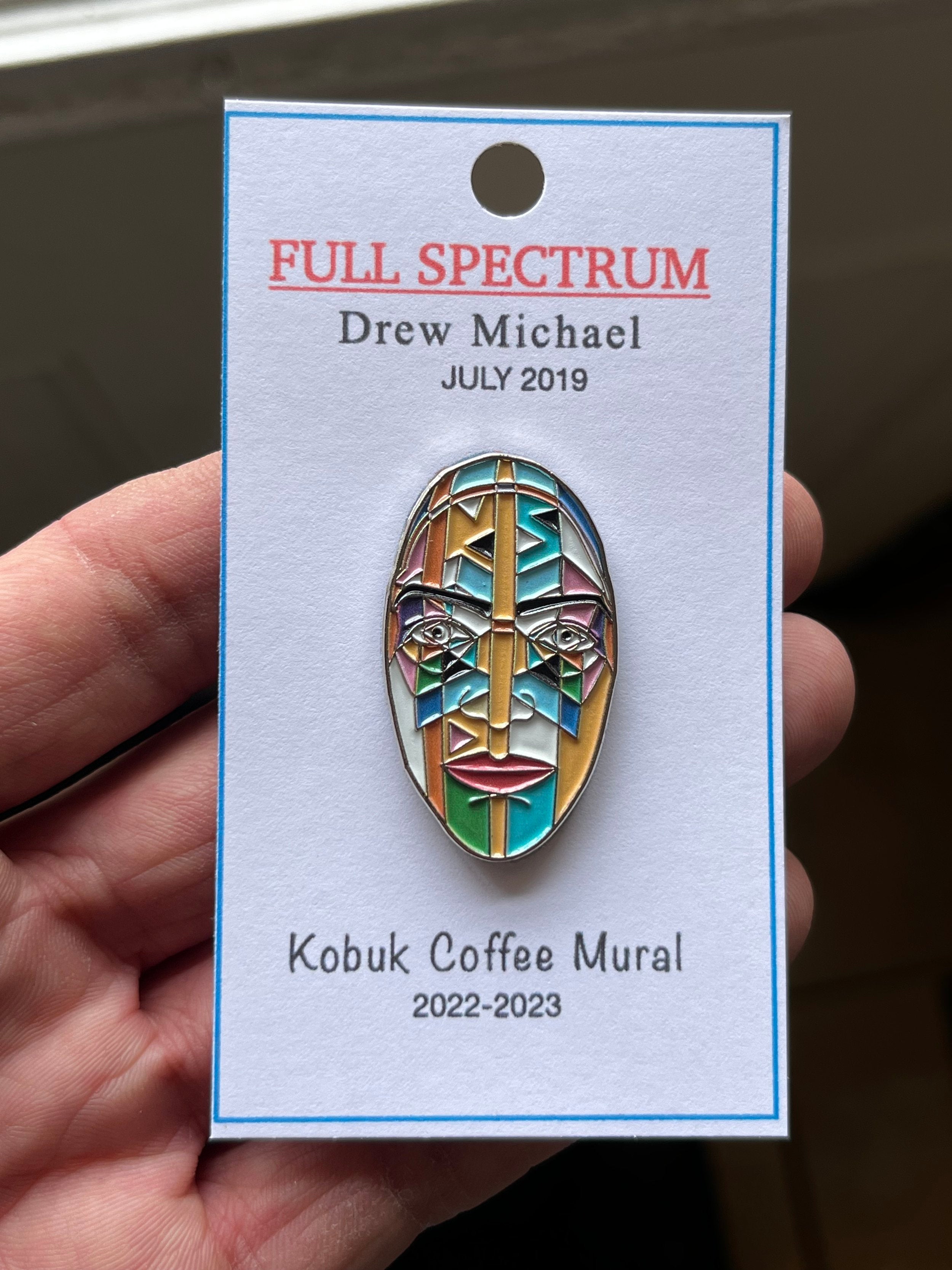 Drew Michael- Full Spectrum Pin – Anchorage Museum Store