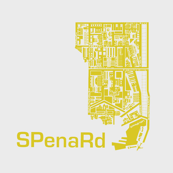 Map Wood Plaque: Spenard – Anchorage Museum Store